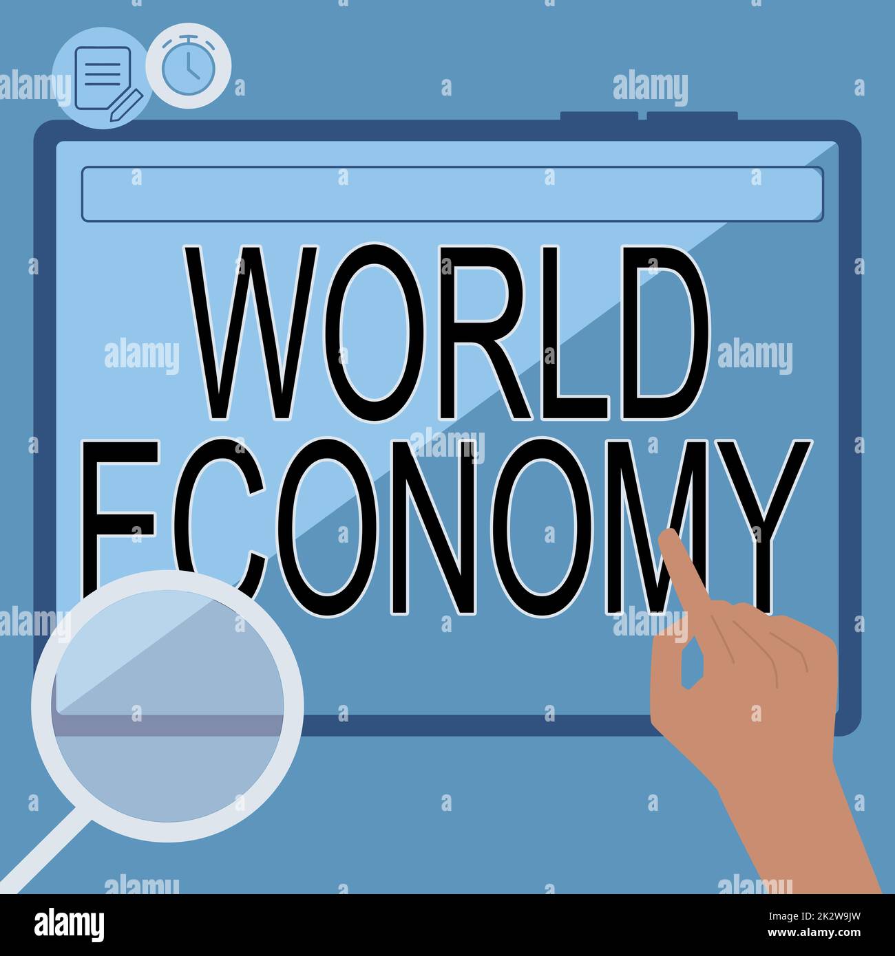 Writing displaying text World Economy. Word Written on Global Worldwide ...