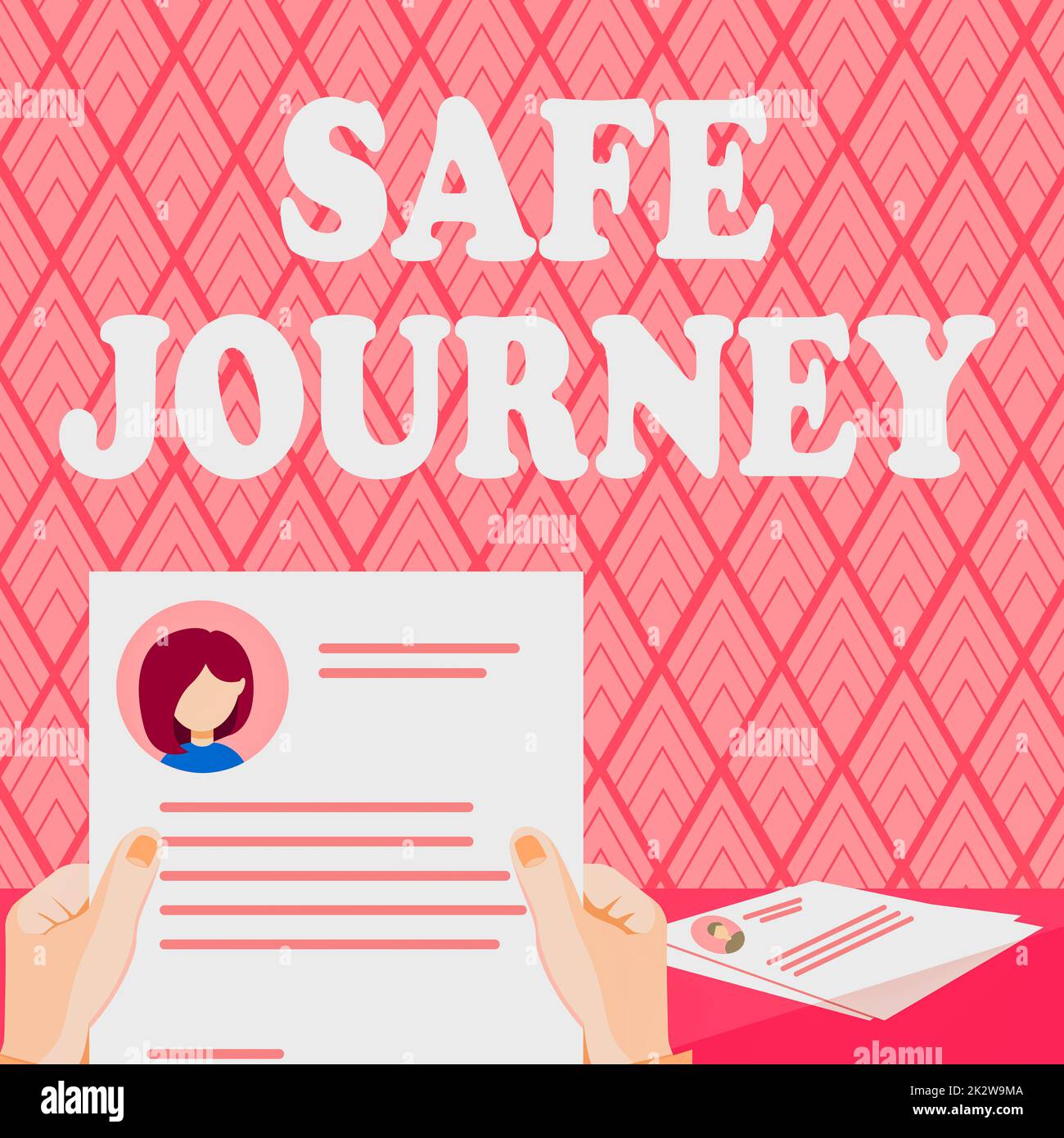 Hand writing sign Safe Journey. Business showcase Blessing Bid farewell ...