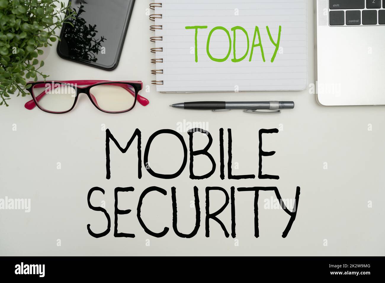 Sign Displaying Mobile Security Business Idea Protection Of Mobile