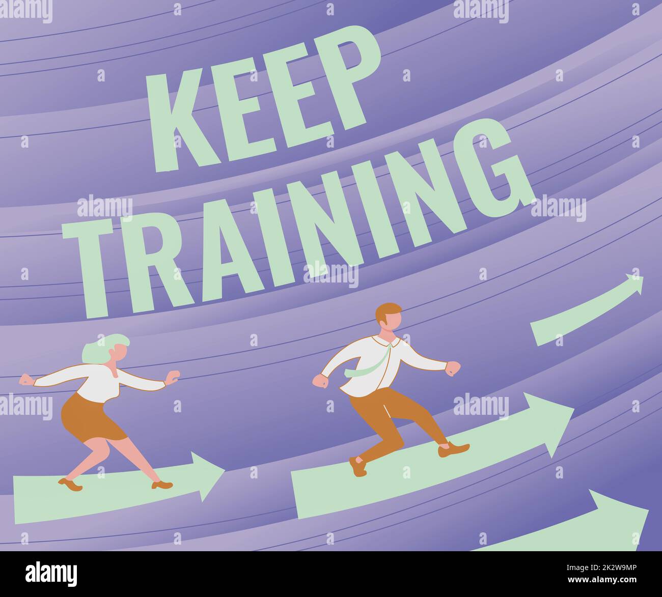 Inspiration showing sign Keep Training. Business showcase Grounding ...