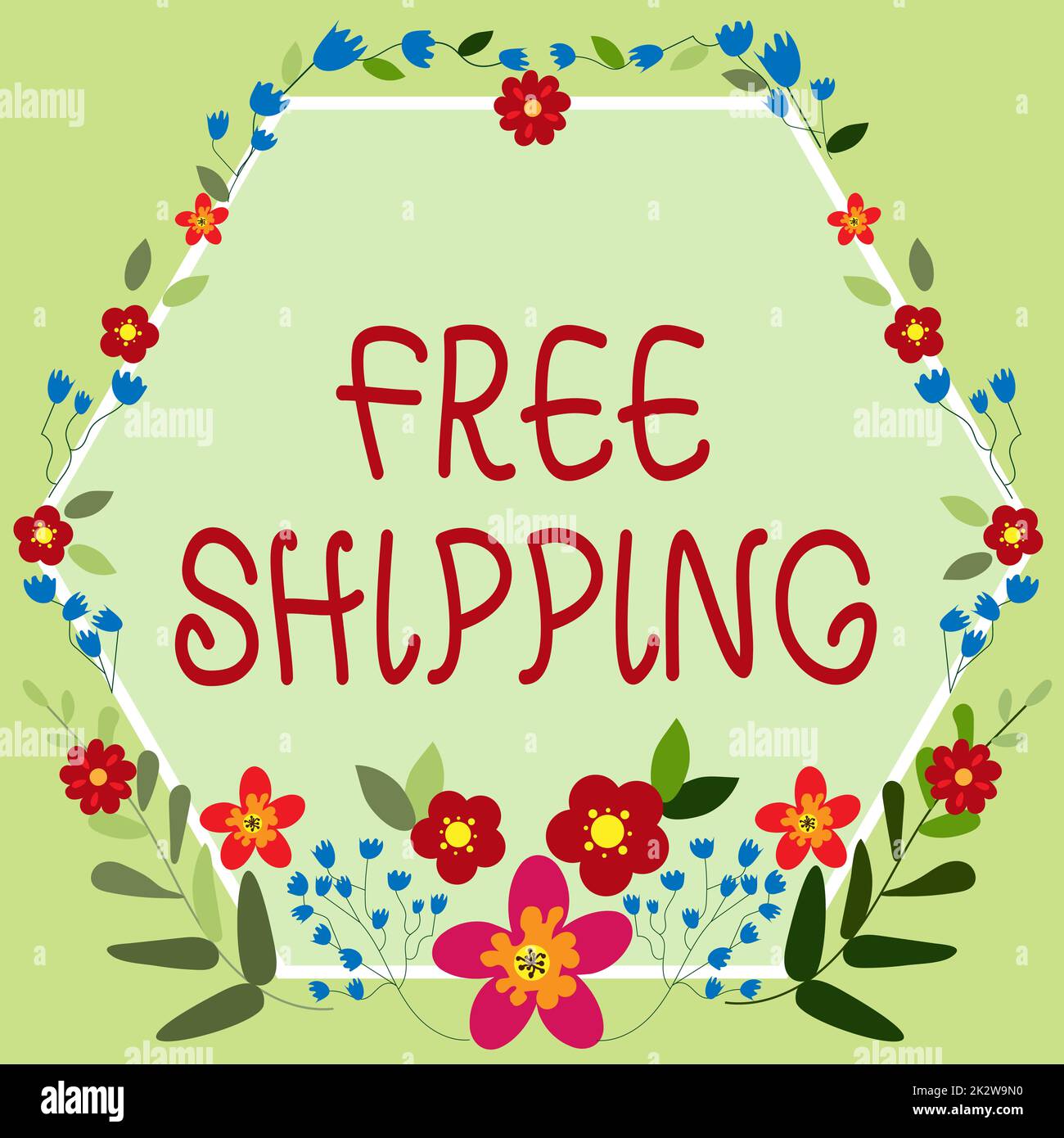 Sign displaying Free Shipping. Conceptual photo Freight Cargo ...