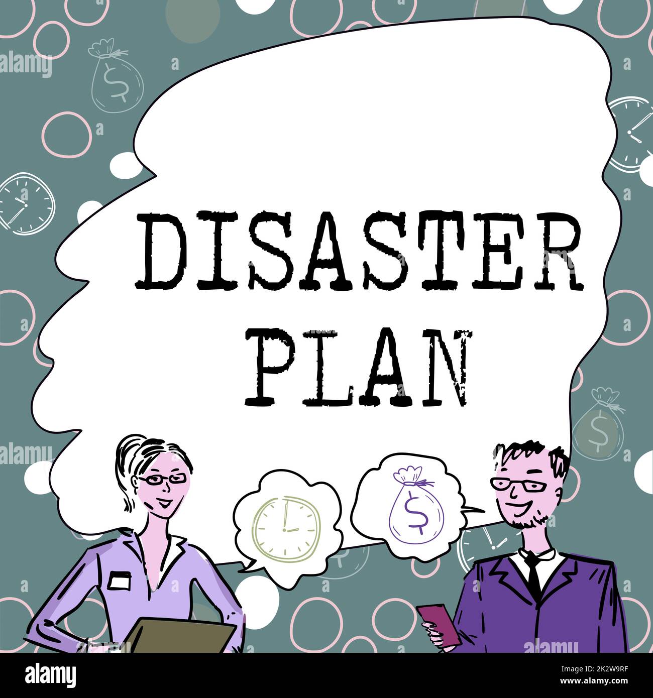Writing displaying text Disaster Plan. Concept meaning Respond to ...