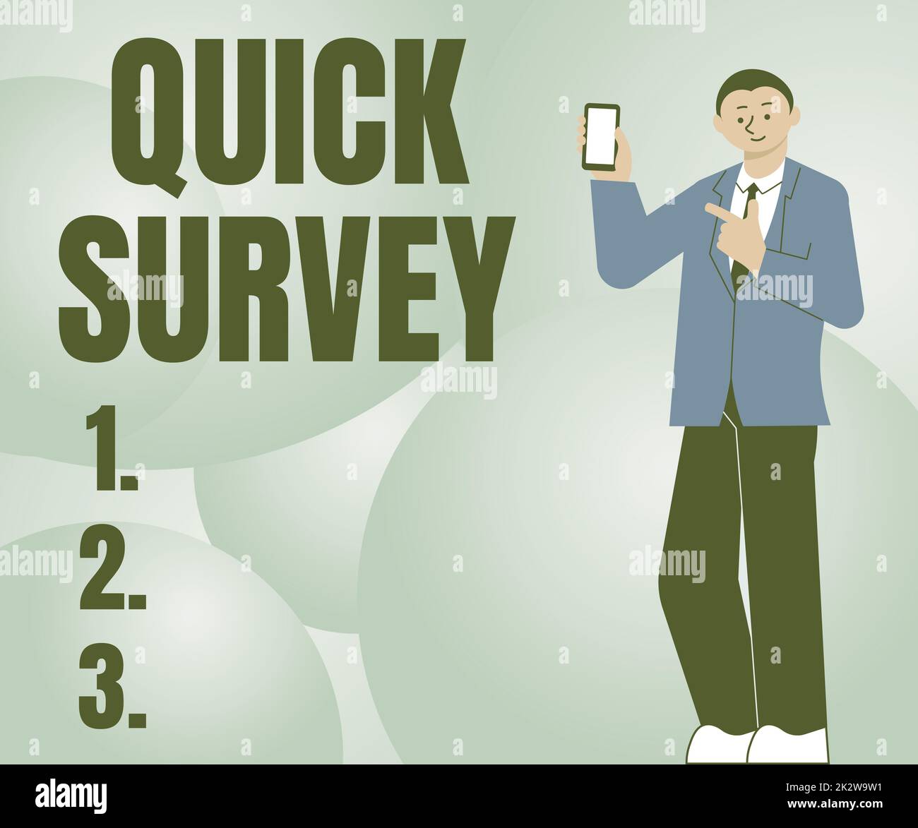 Text showing inspiration Quick Survey. Business overview Conduct fast ...