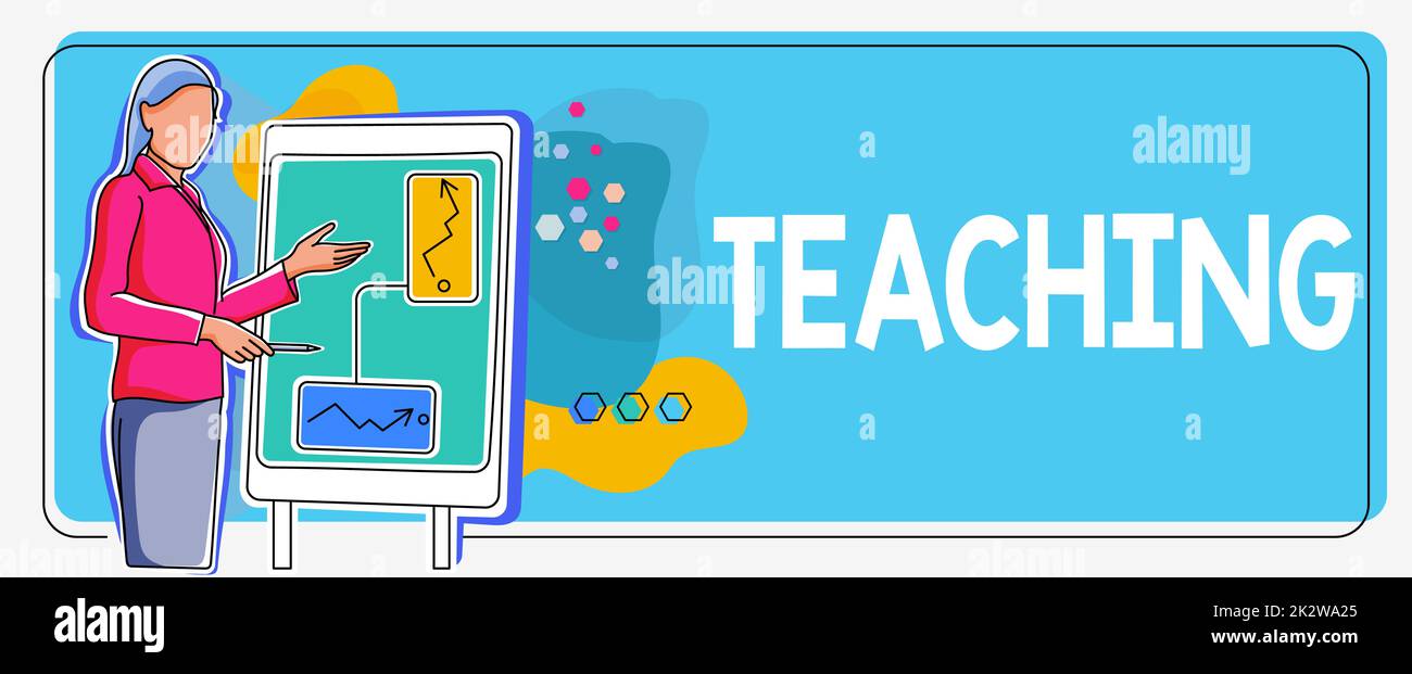 Guide giving lecture Cut Out Stock Images & Pictures - Alamy