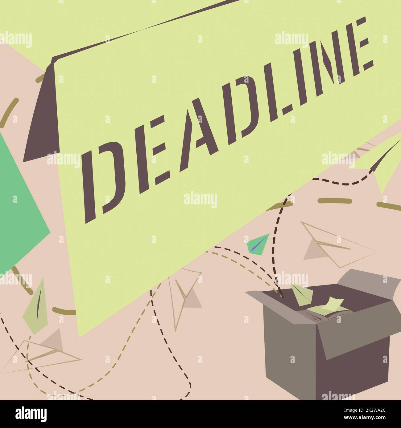 Writing displaying text Deadline. Conceptual photo Period of time by ...