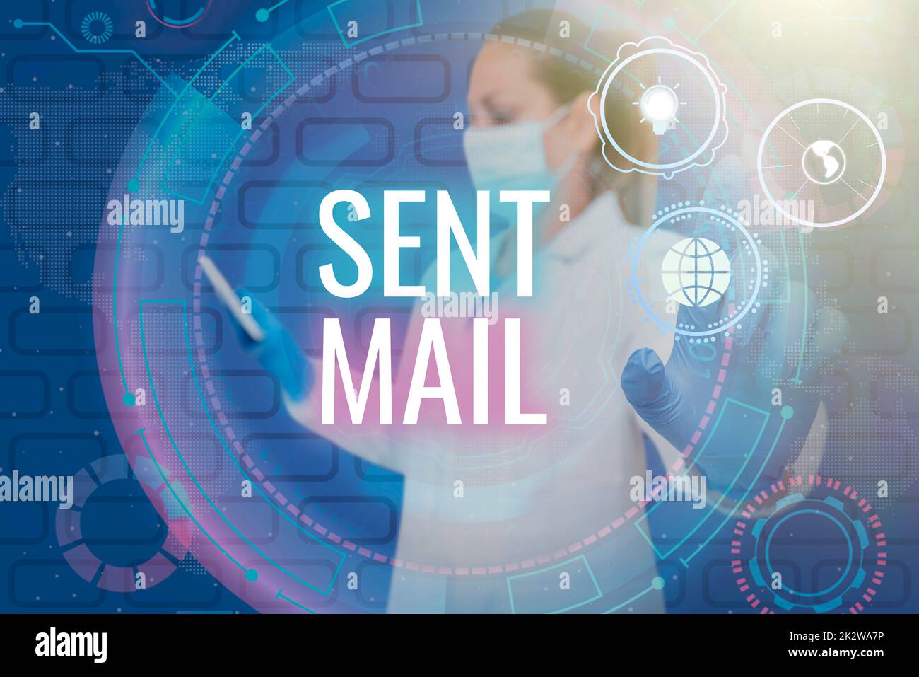 Sign displaying Sent Mail. Business approach Event where a letter to be ...