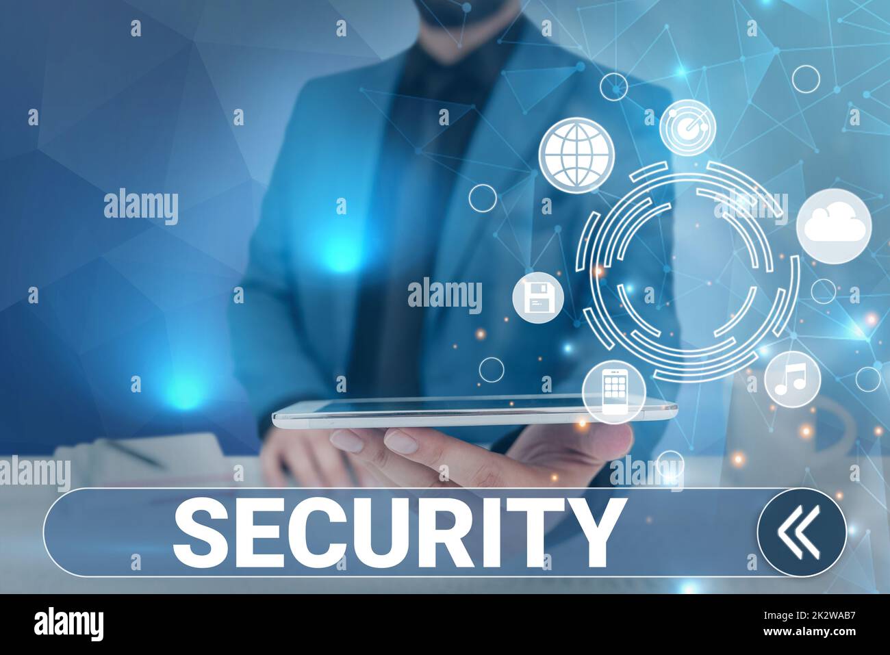 Conceptual display Security. Conceptual photo The state of feeling safe ...