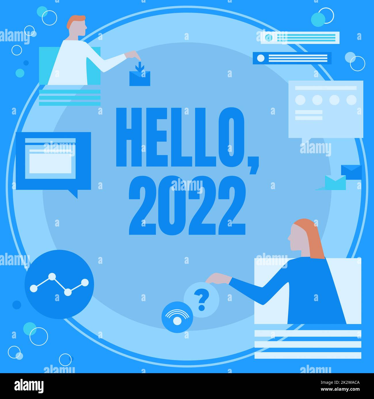 Conceptual display Hello 2022. Business showcase expression or gesture ... Conceptual display Hello 2022. Business showcase expression or gesture ...