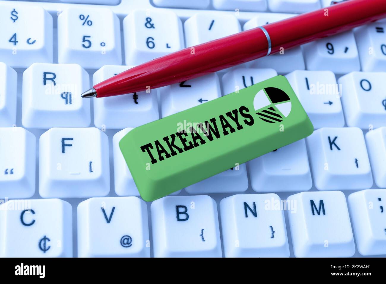 Text caption presenting Takeaways. Conceptual photo An act or instance ...