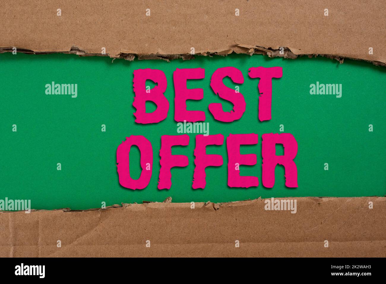 Inspiration showing sign Best Offer. Concept meaning To convince ...