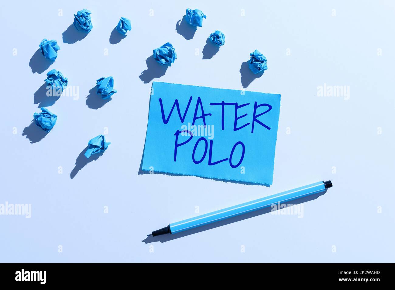 Hand writing sign Water Polo. Business idea competitive team sport ...