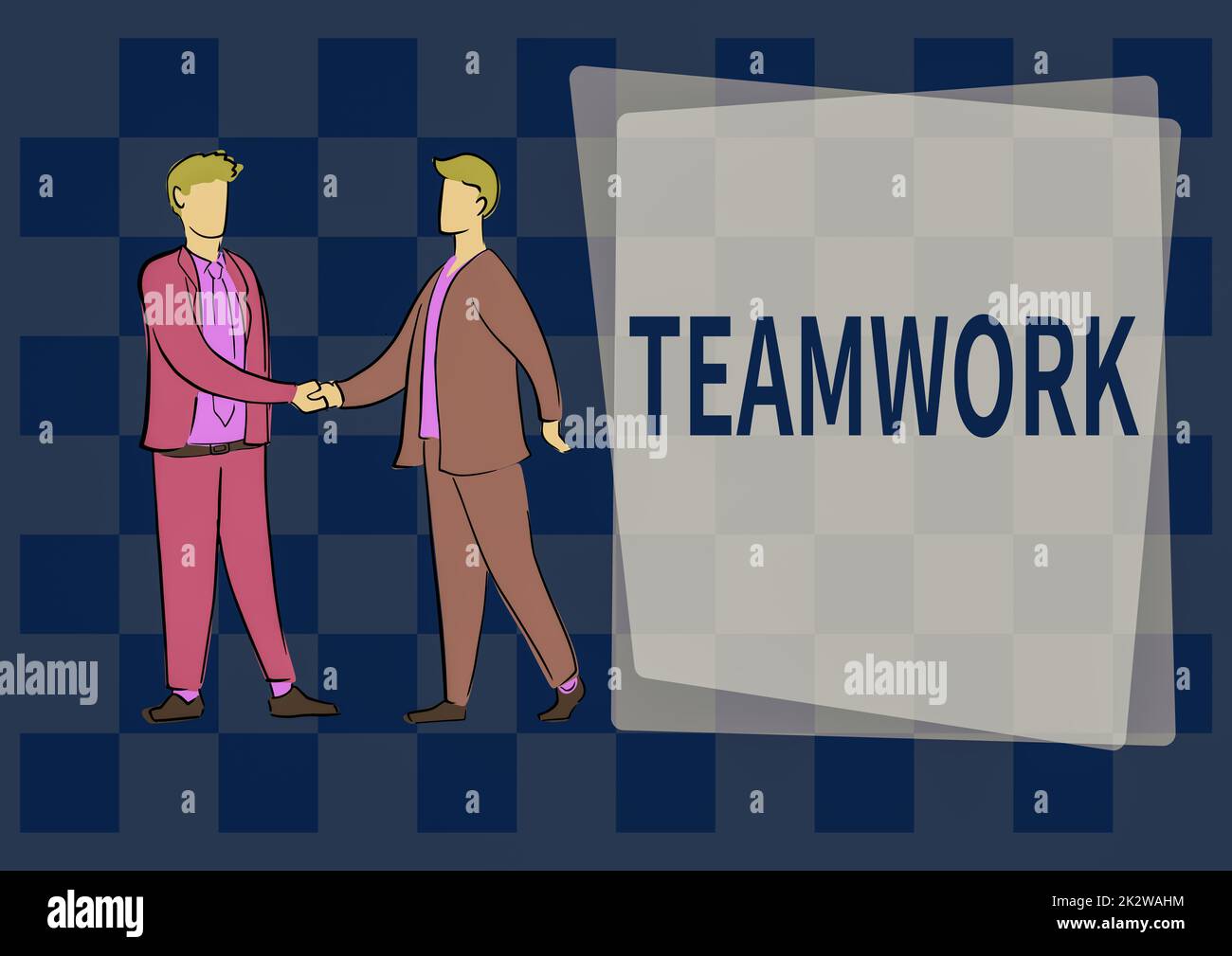 Conceptual caption Teamwork. Word Written on Group of showing who work ...