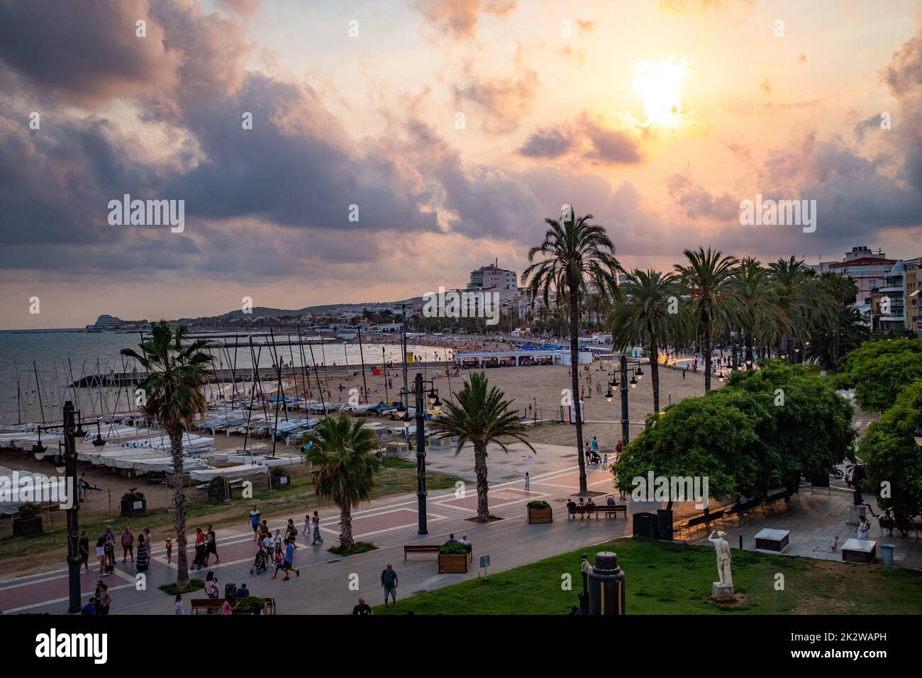 Tourists are seen in the city center and along the sea during the ...
