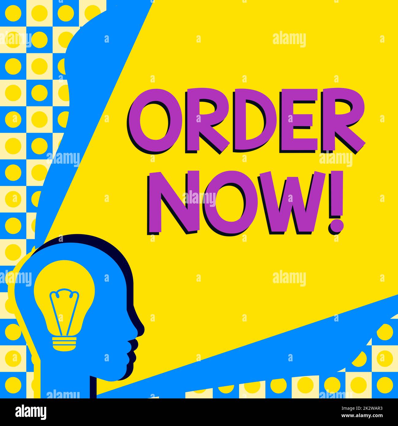 Text showing inspiration Order Now. Business concept service ...