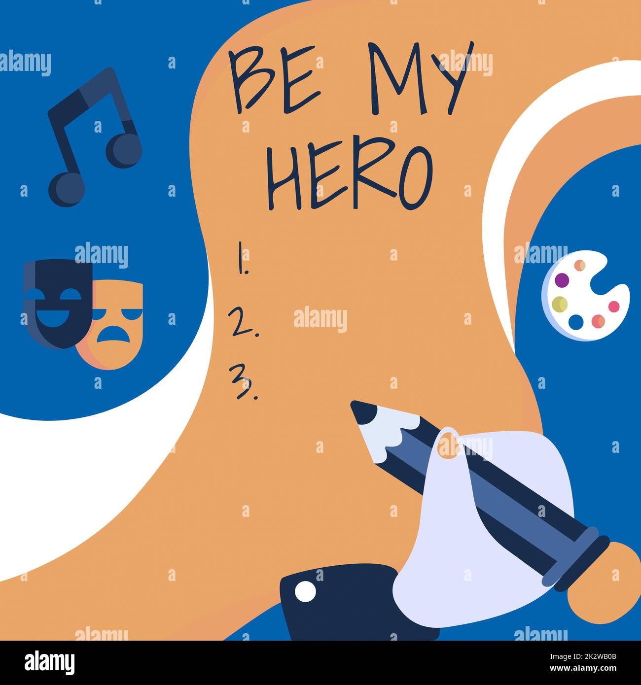 Text caption presenting Be My Hero. Business idea Request by someone to ...