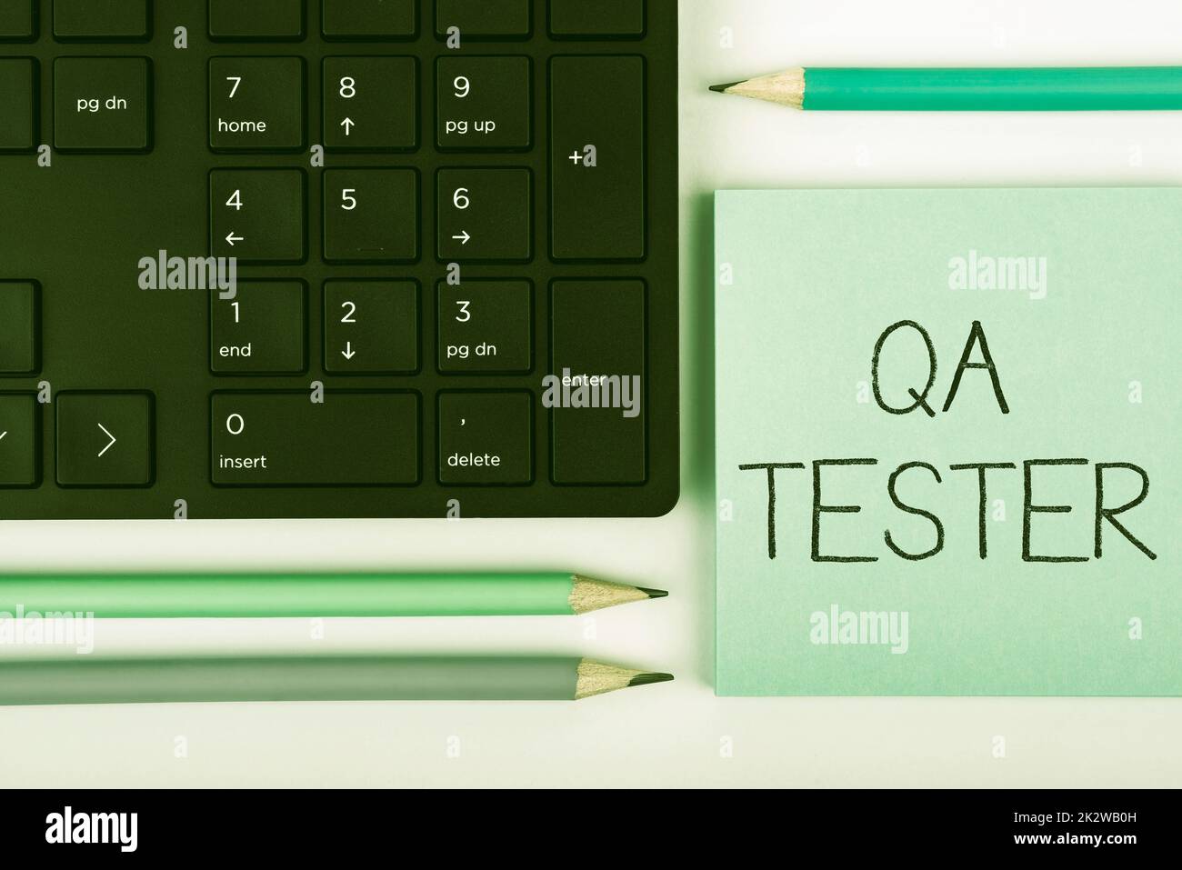 Handwriting text Qa Tester. Internet Concept Quality assurance of an on ... Handwriting text Qa Tester. Internet Concept Quality assurance of an on ...