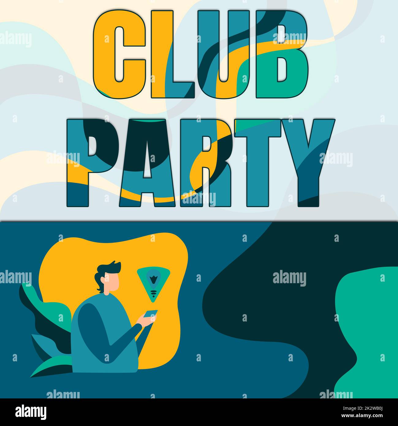 Text showing inspiration Club Party. Business concept social gathering ...