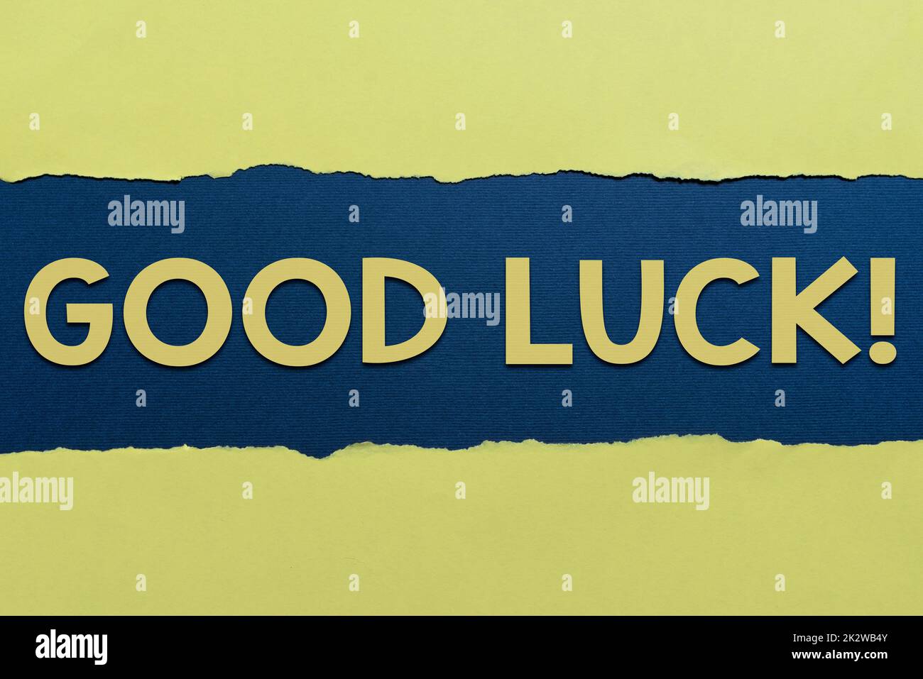 Sign displaying Good Luck. Word Written on A positive fortune or a ...