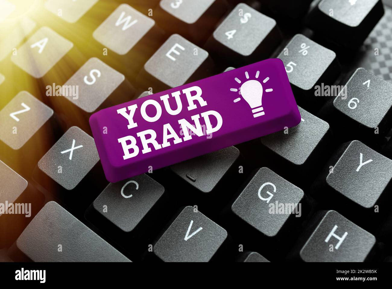 Conceptual display Your Brand. Conceptual photo A name of any kind that ...