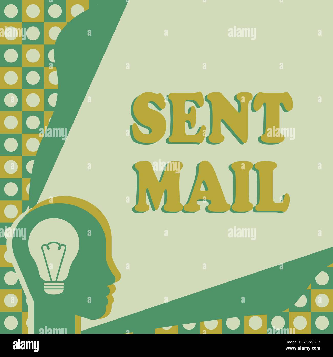 Sign displaying Sent Mail. Business showcase Event where a letter to be ...