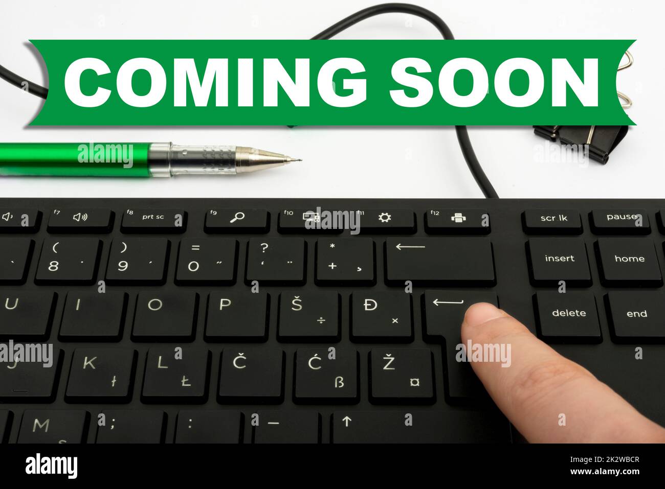 Conceptual display Coming Soon. Business overview something is going to ...