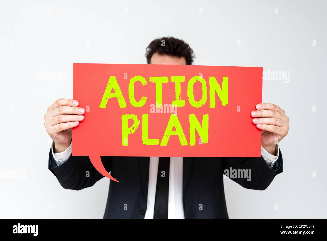 Text showing inspiration Action Plan. Business overview list of things ...