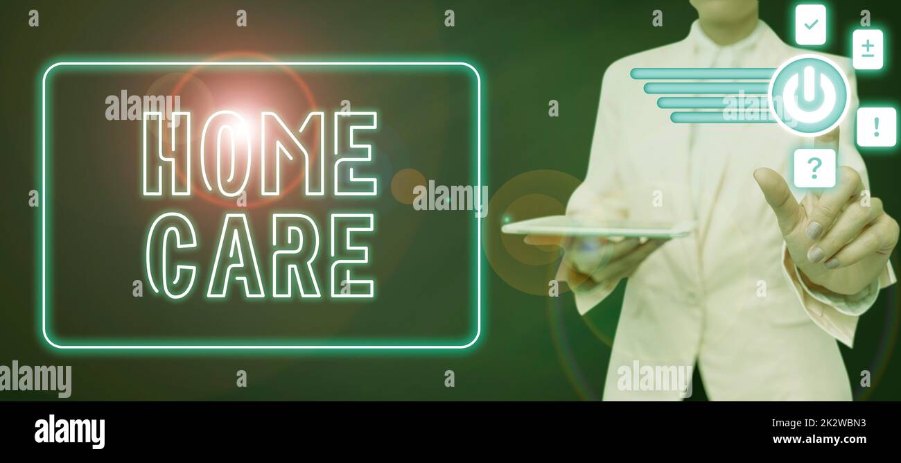 Text caption presenting Home Care, Business approach Place where ... Text caption presenting Home Care, Business approach Place where ...