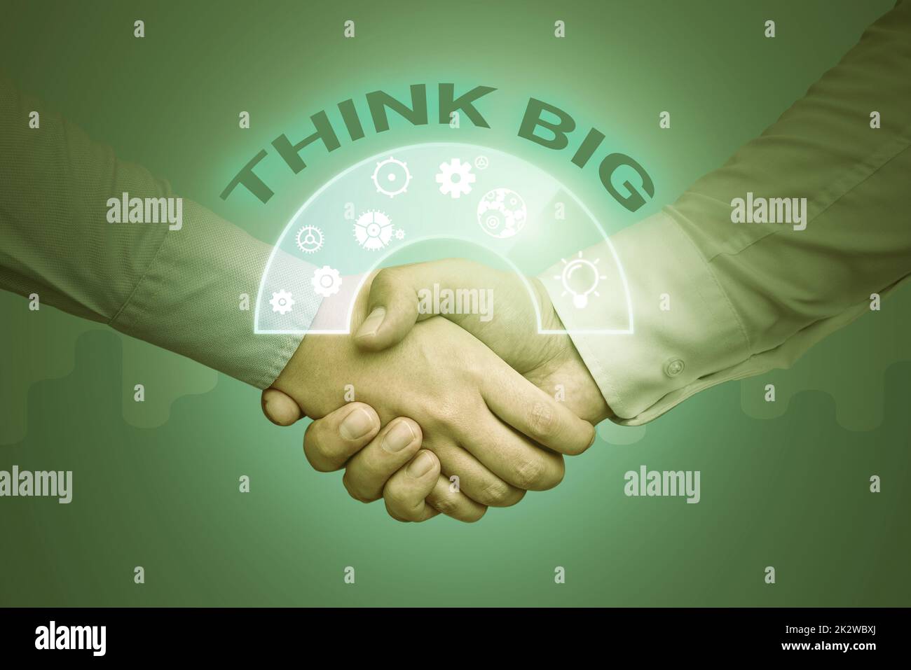 Text showing inspiration Think Big. Word Written on To plan for ...