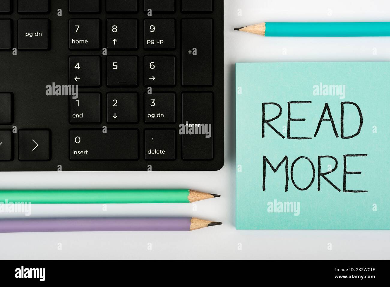 Hand writing sign Read More. Business showcase Provide more time or ...