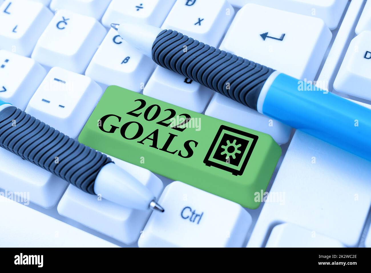 Text sign showing 2022 Goals. Word for A plan to do for something new ...