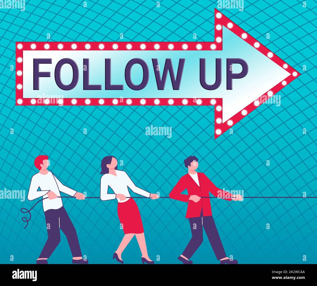 Hand writing sign Follow Up. Word for Additional info or any activity ...