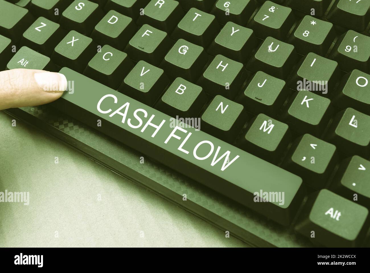 Sign displaying Cash Flow. Word Written on Movement of the money in and ...