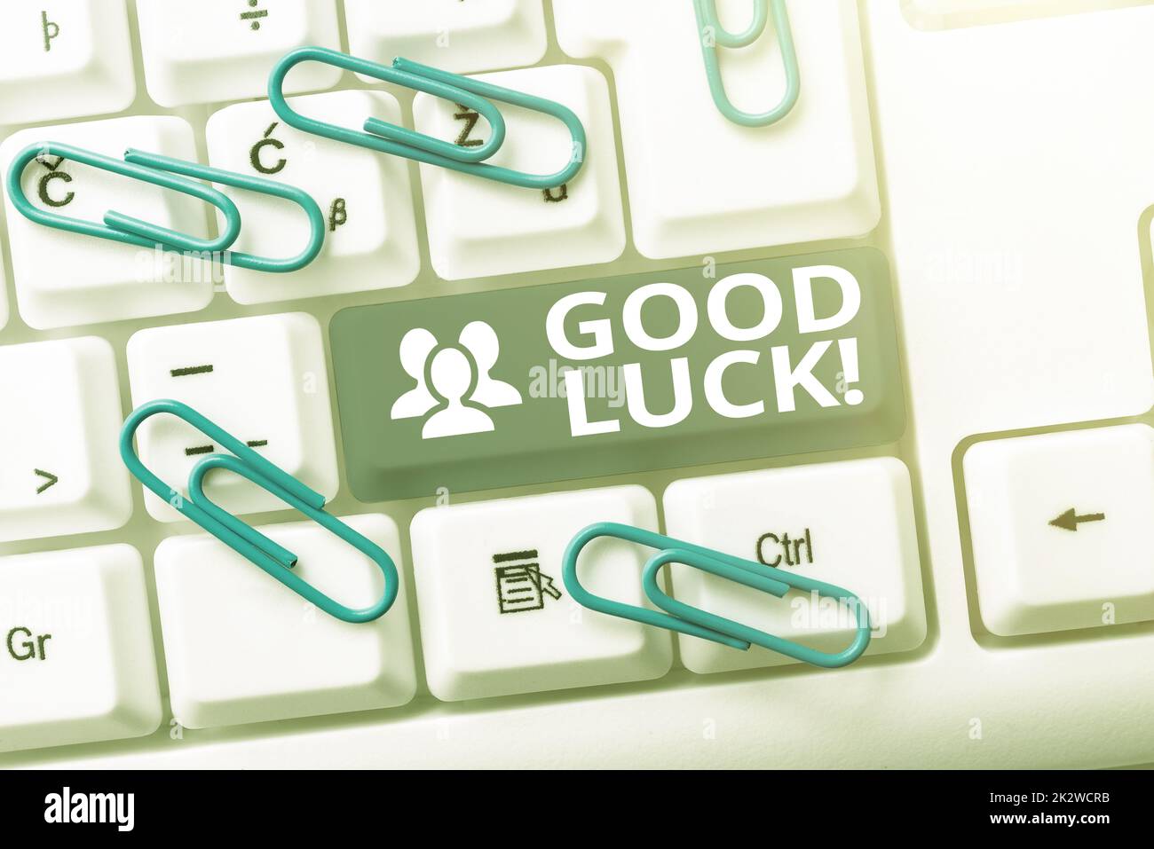 Handwriting text Good Luck. Business showcase A positive fortune or a ...