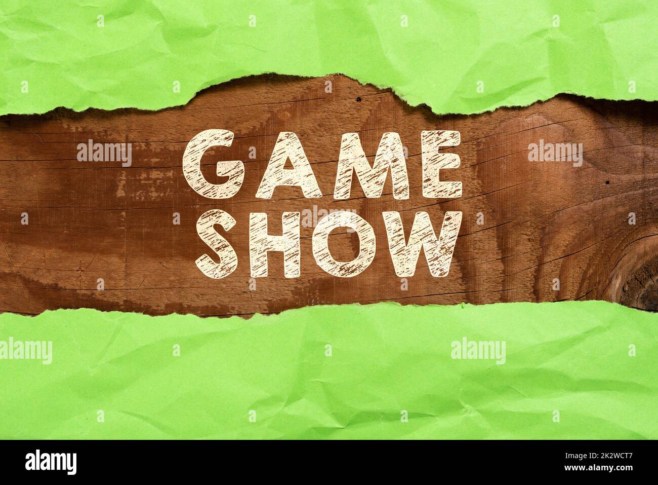 Hand writing sign Game Show. Business concept Program in television or ...