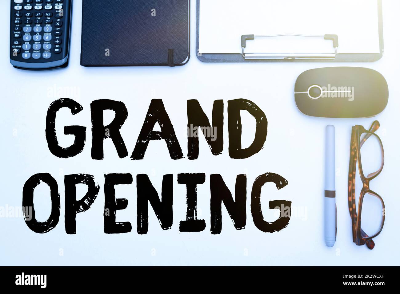 Inspiration showing sign Grand Opening. Word Written on Ribbon Cutting ...