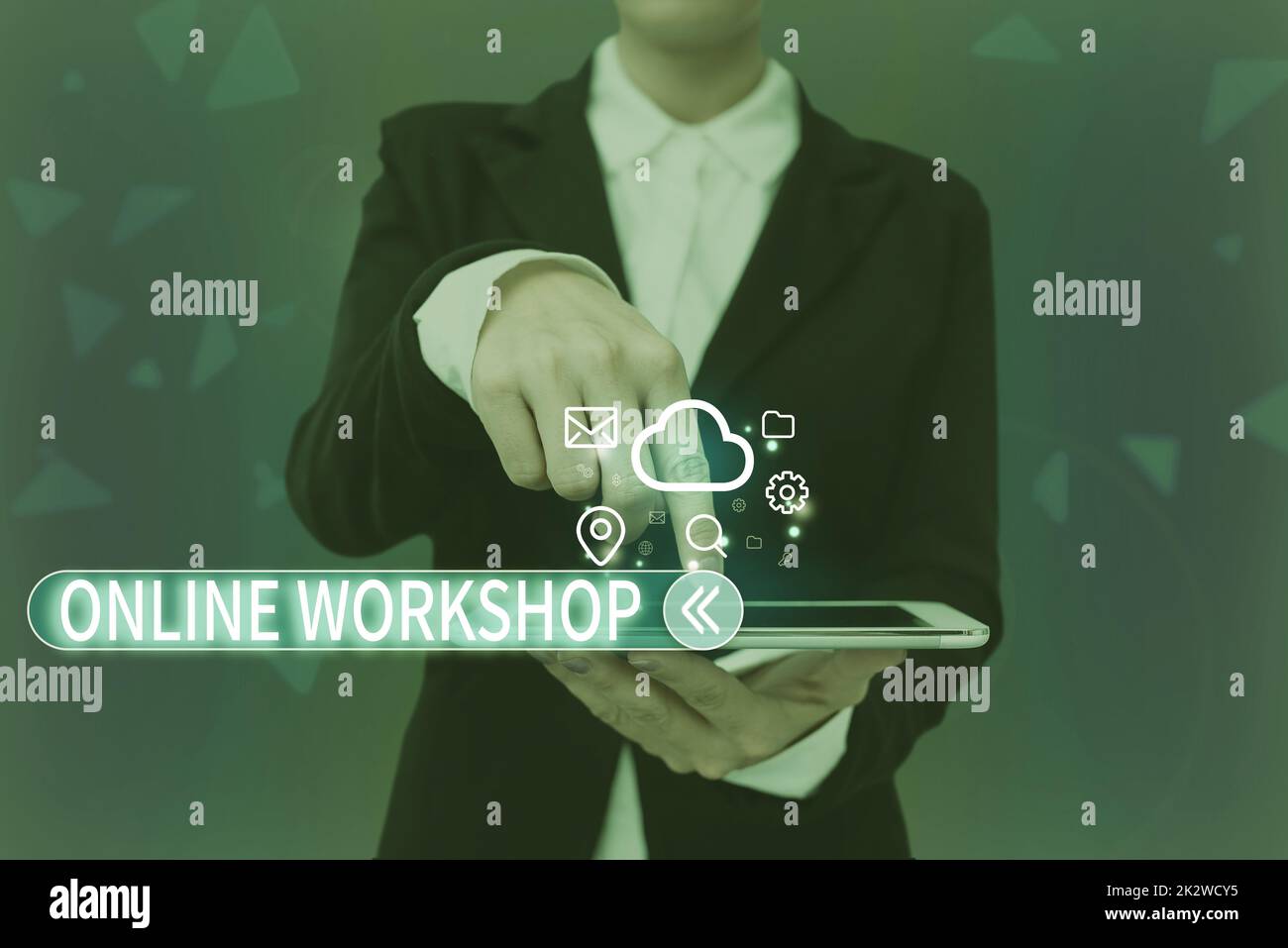 Writing displaying text Online Workshop. Internet Concept shows of ...