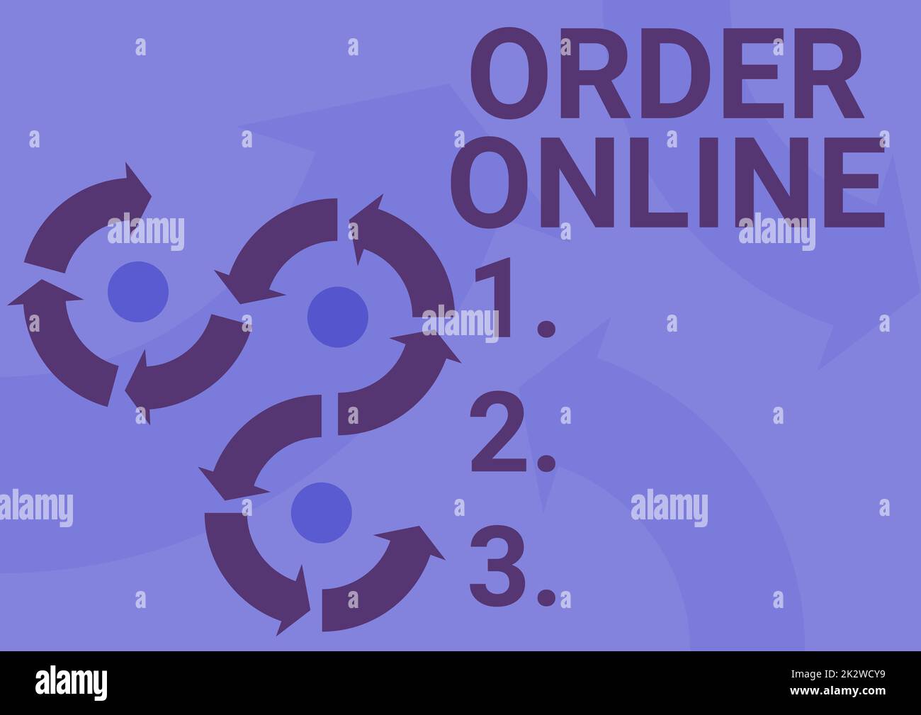 Text sign showing Order Online. Word Written on Buying goods and ...
