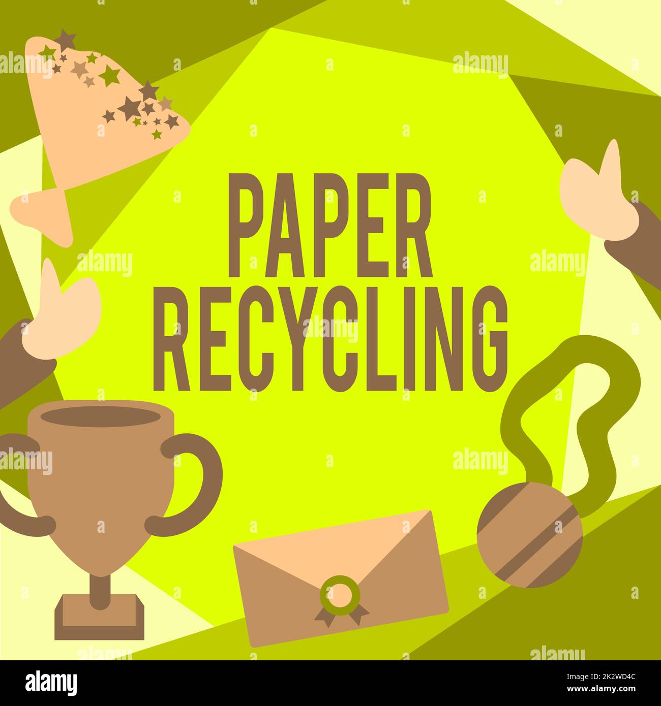 People Recycling Paper