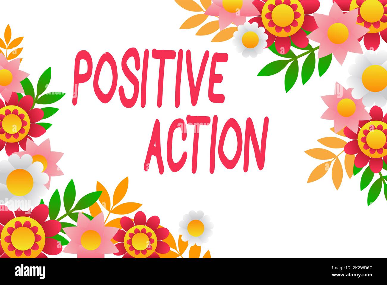Handwriting text Positive Action. Concept meaning doing good attitude ...