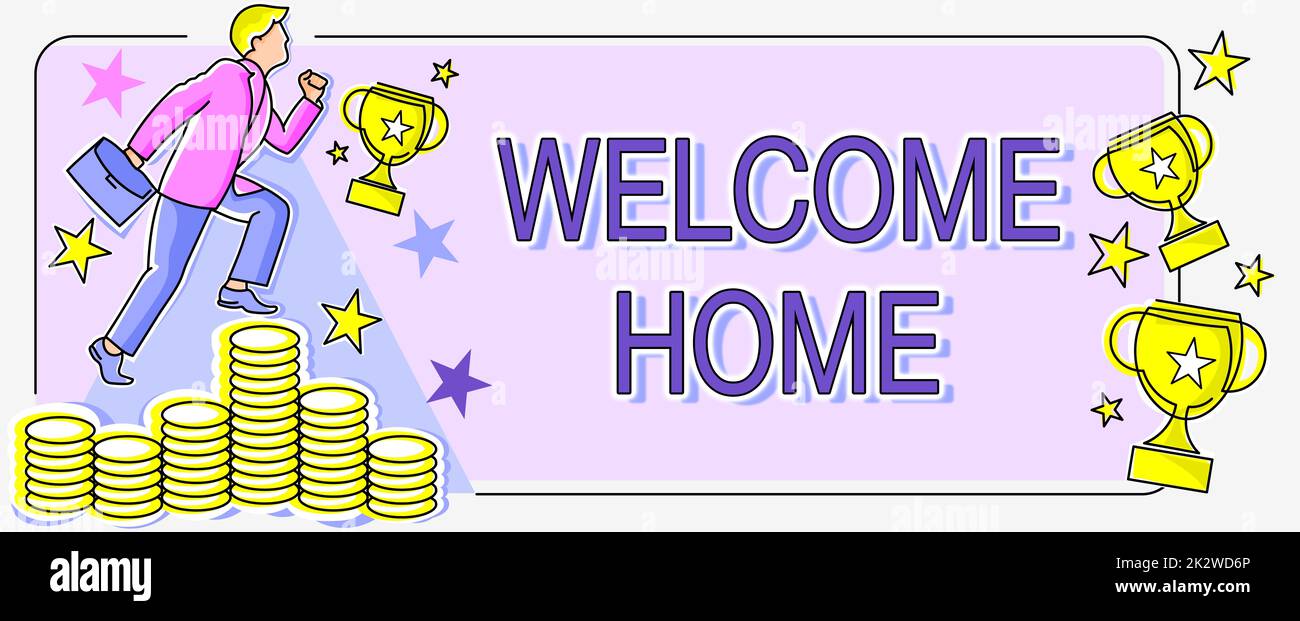 Welcome home soldier sign hi-res stock photography and images - Alamy