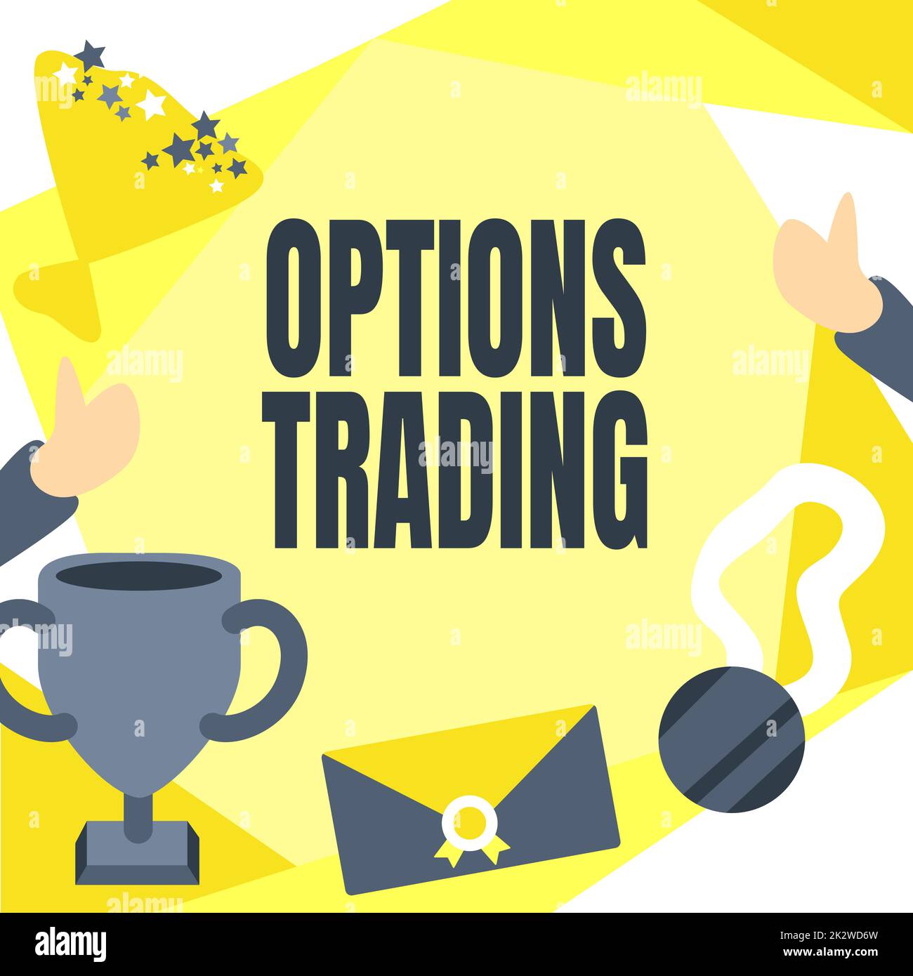 Inspiration showing sign Options Trading. Business overview Different ...