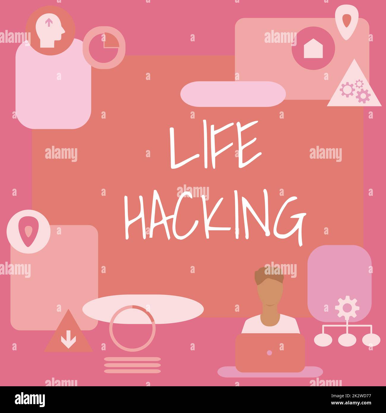 Text caption presenting Life Hacking. Conceptual photo Simple and ...