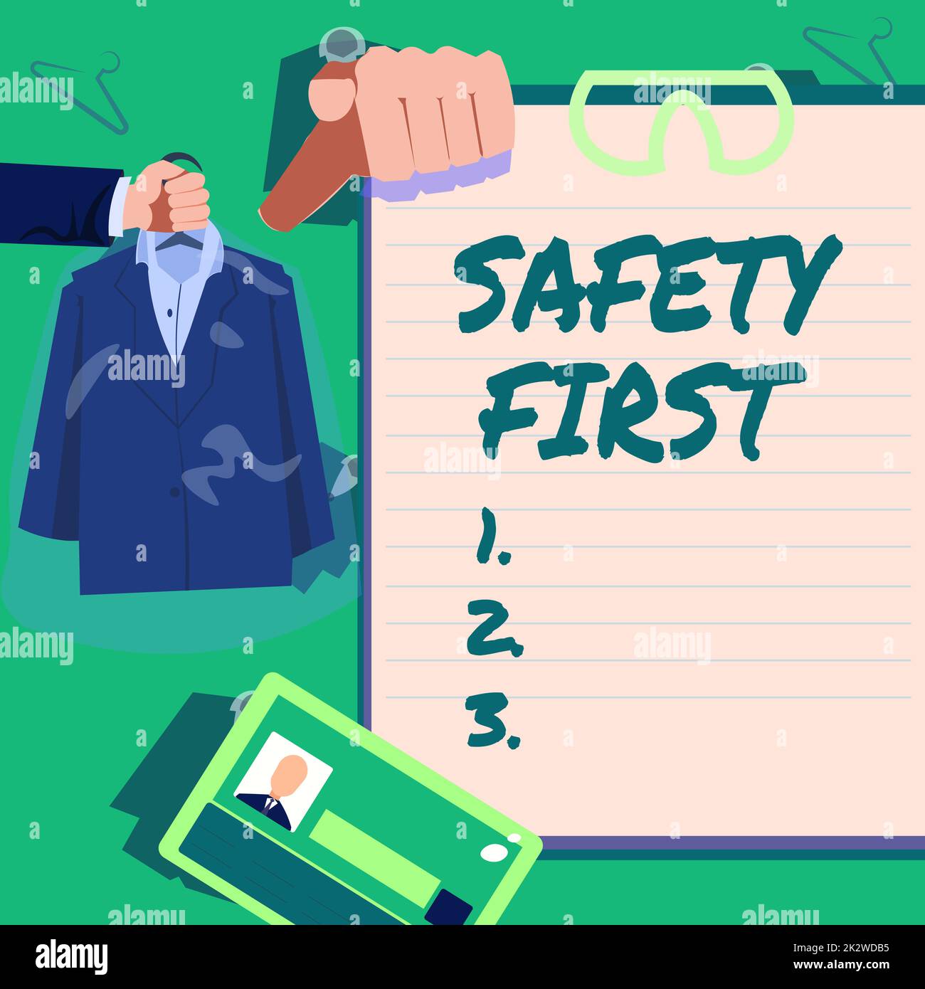 Sign displaying Safety First. Business approach Avoid any unnecessary ...