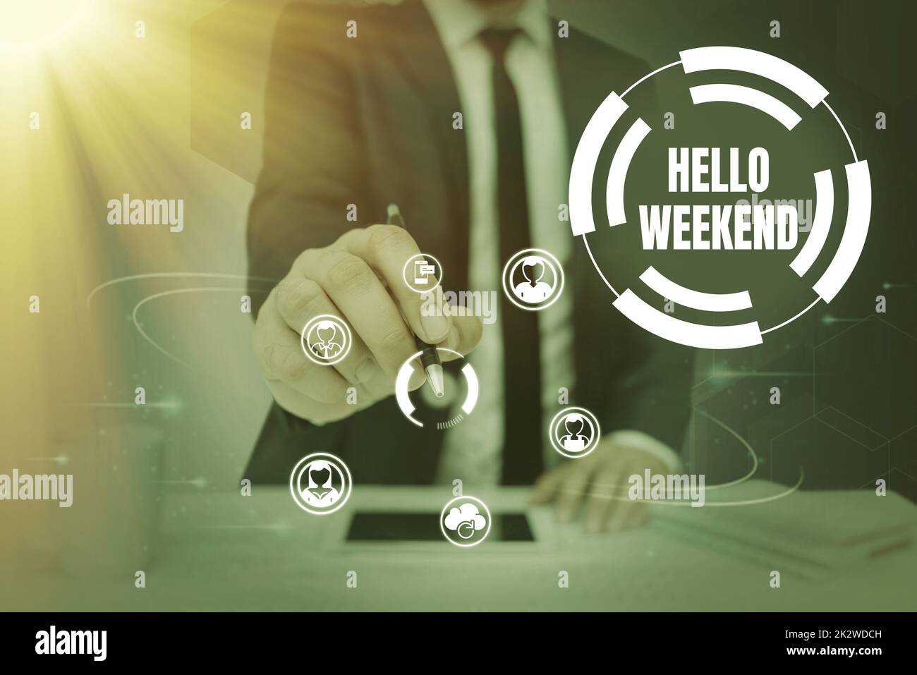 Text caption presenting Hello Weekend. Conceptual photo Getaway ... Text caption presenting Hello Weekend. Conceptual photo Getaway ...