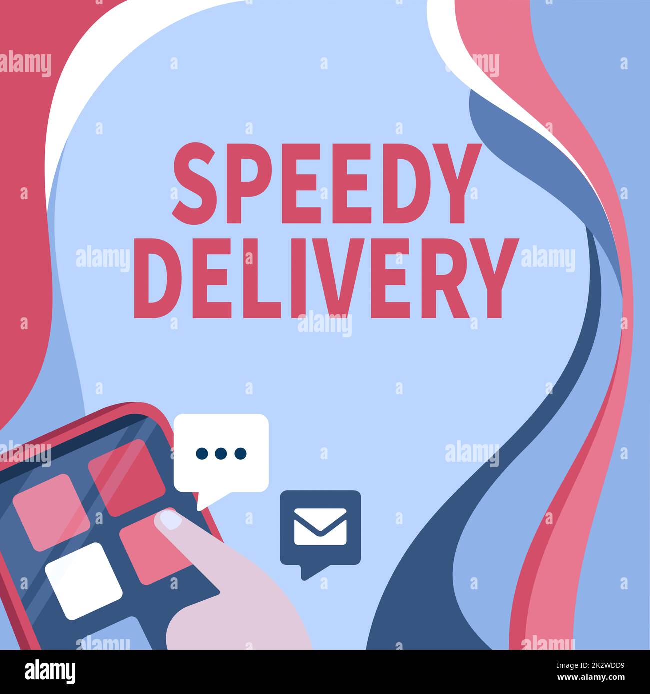 Writing displaying text Speedy Delivery. Business concept provide ...