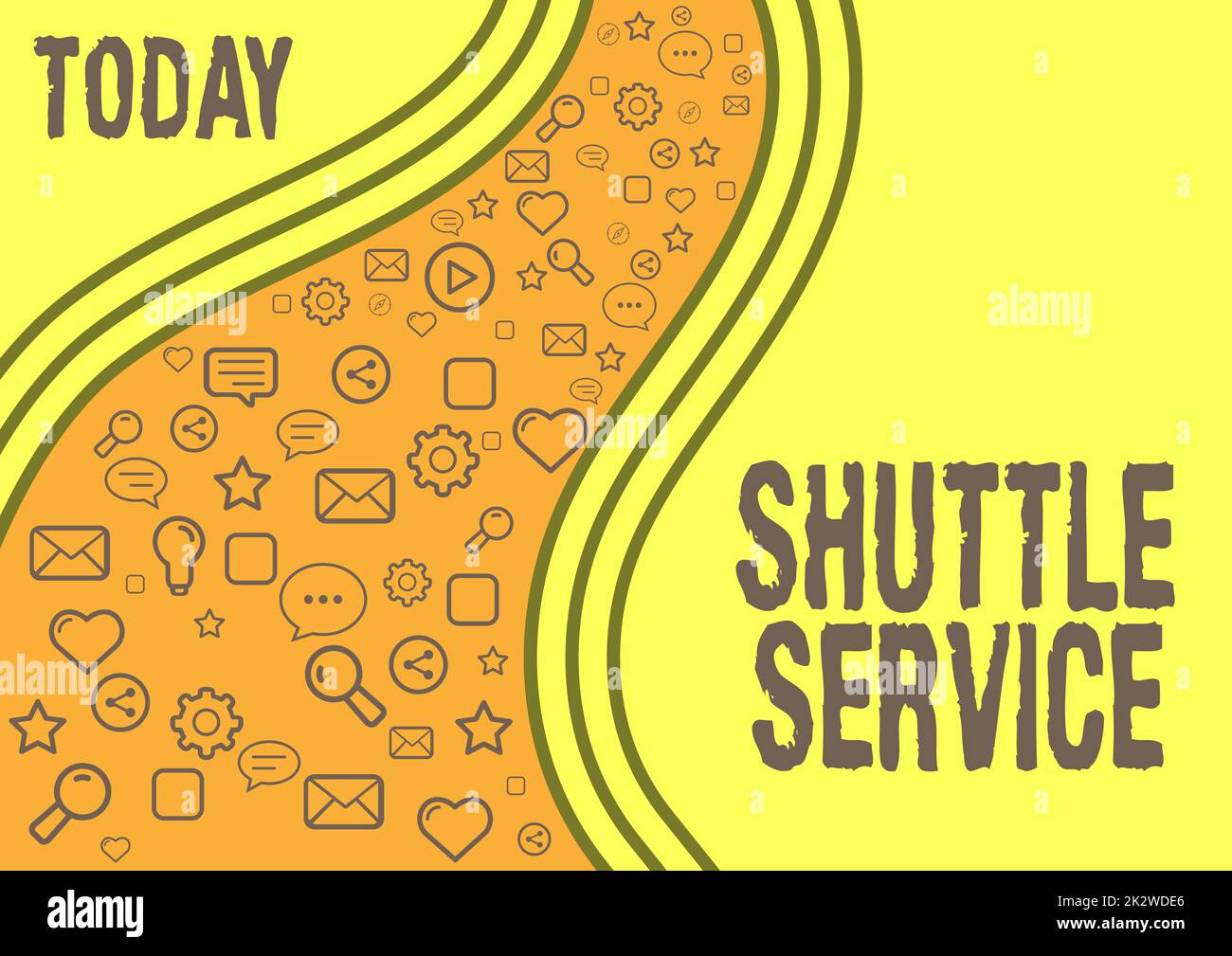 Handwriting text Shuttle Service. Concept meaning vehicles like buses ...