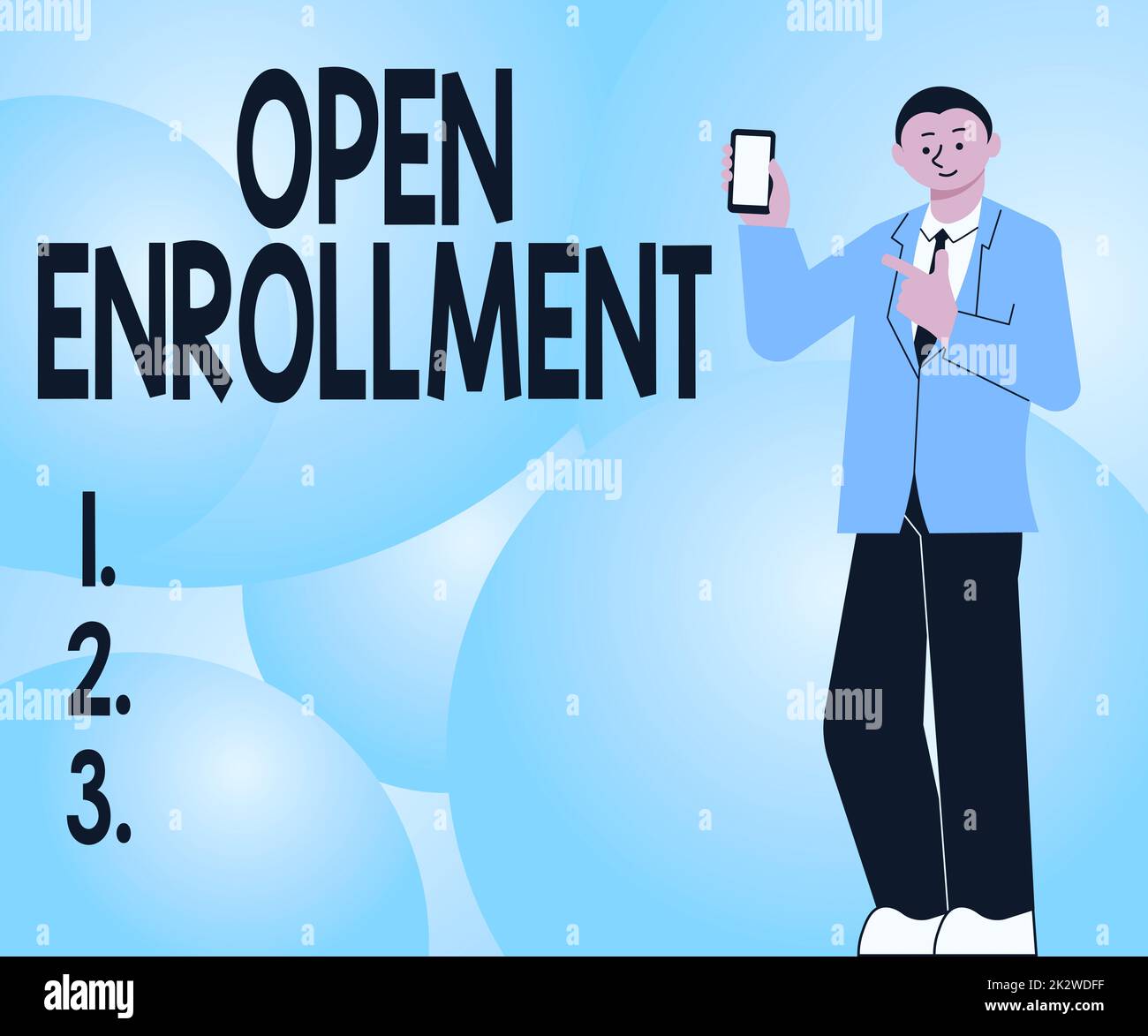 Inspiration showing sign Open Enrollment. Business idea The yearly ...