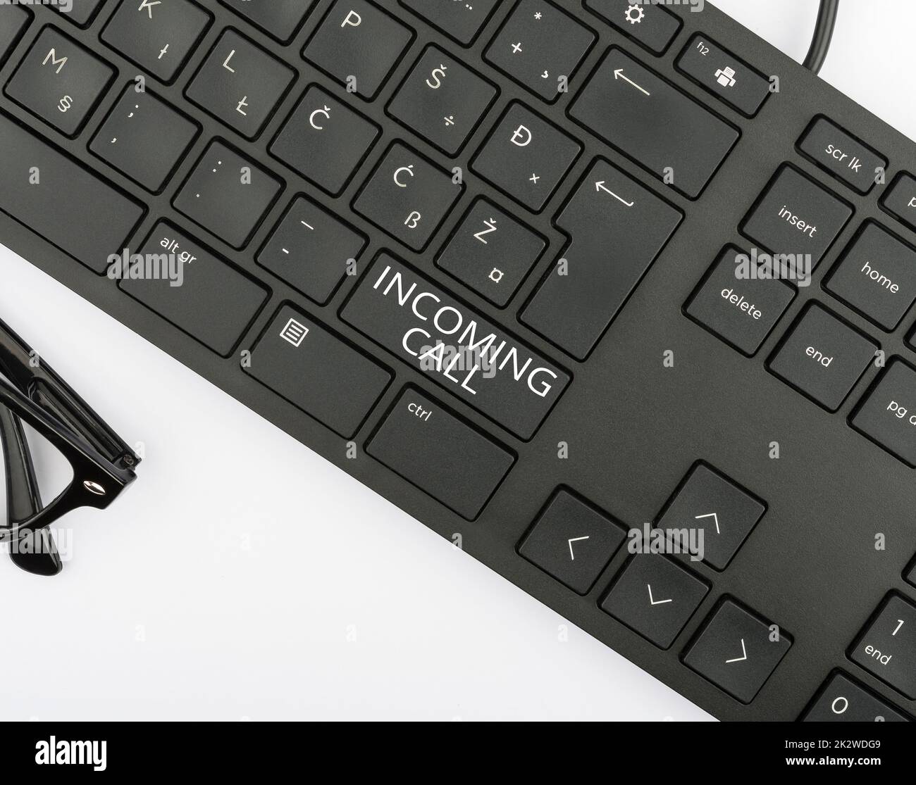 Text showing inspiration Incoming Call. Business approach Inbound ...