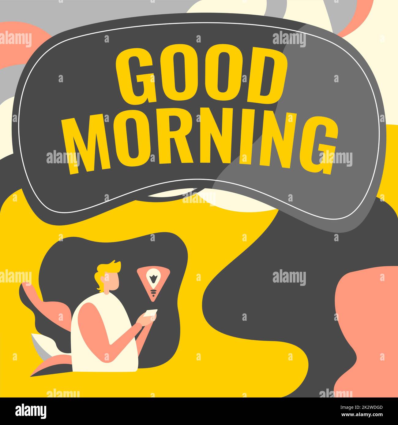 Sign displaying Good Morning. Business idea A conventional expression ...