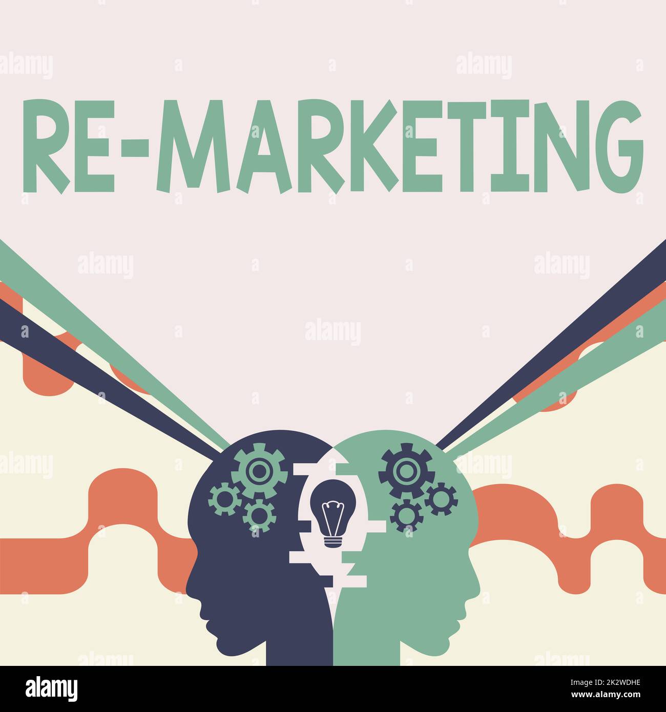 Text showing inspiration Re Marketing. Word for Strategy to reach ...